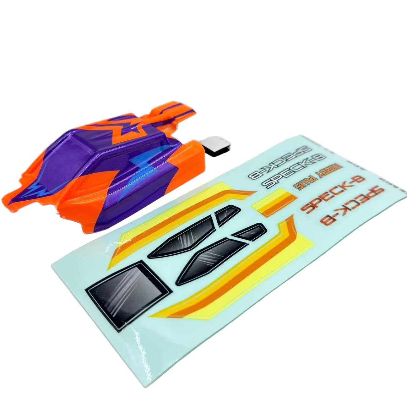 Lexan Body, Razor Orange, Speck B – Hobby Plus RC