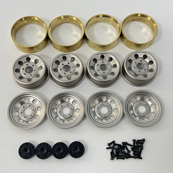 1.2" Steelie Bead Lock Wheel (Silver) – Hobby Plus RC