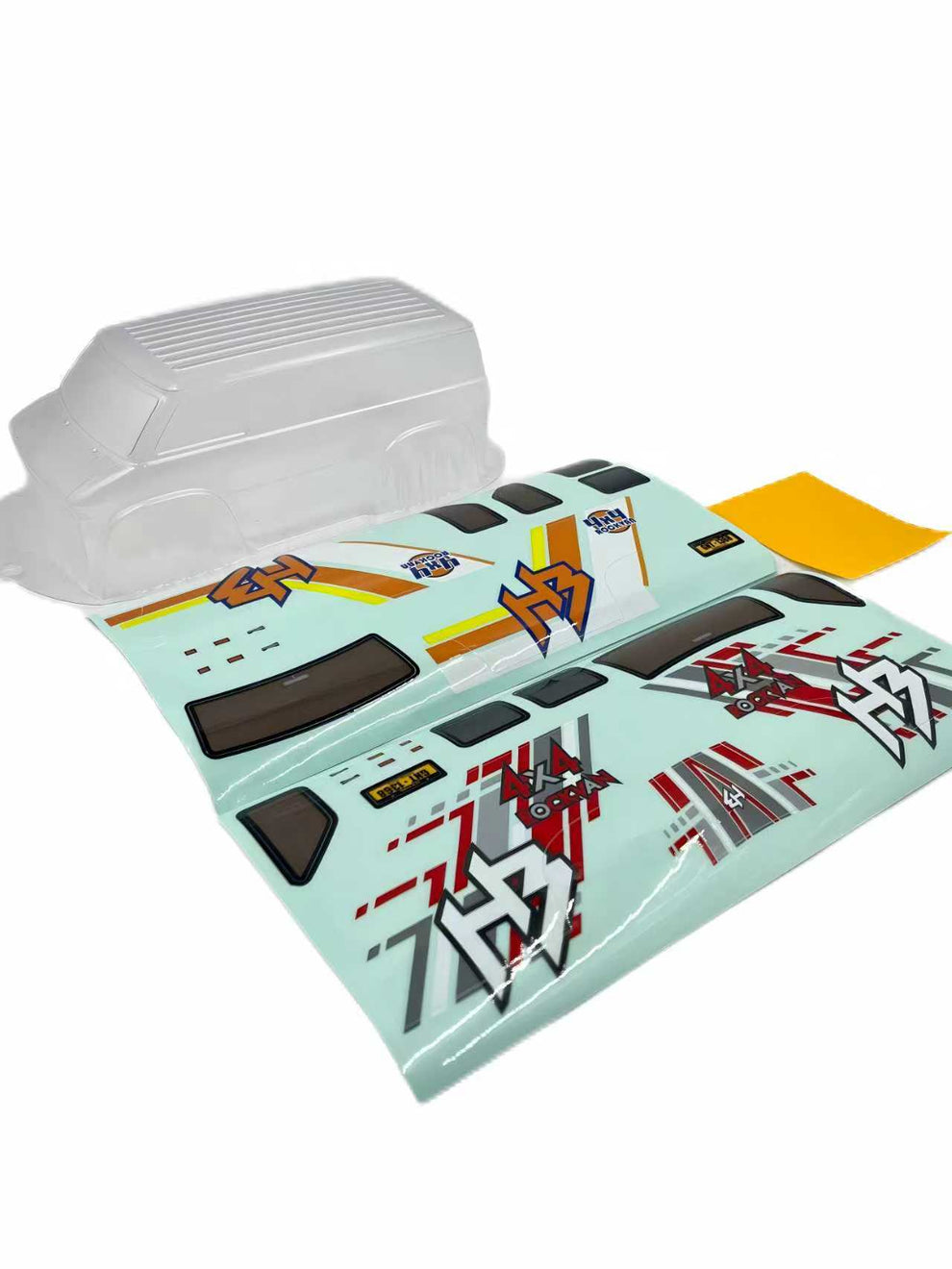 Clear Polycarbonate Body, Rock Van V2 – Hobby Plus RC